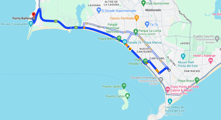 Entenda o mapa turístico de Punta del Este - 2025 - Grupo Dicas De Viagem